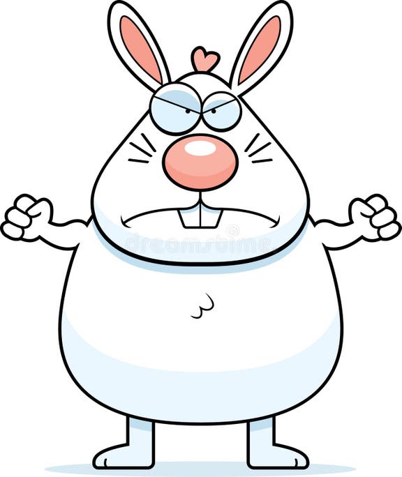 Angry Cartoon Rabbit Stock Illustrations – 1,498 Angry Cartoon Rabbit ...