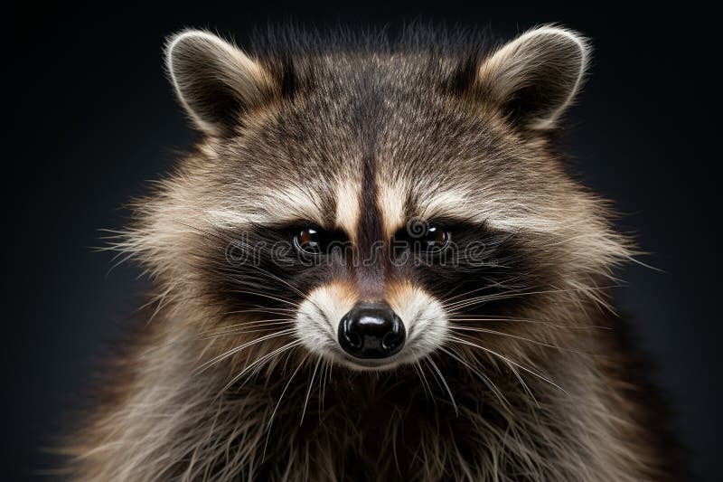Angry Raccoon Isolated on a Transparent Background. AI Stock ...