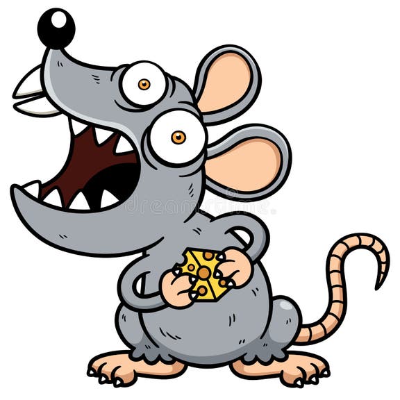 Angry rat stock vector. Illustration of thief, evil, scared - 33033124