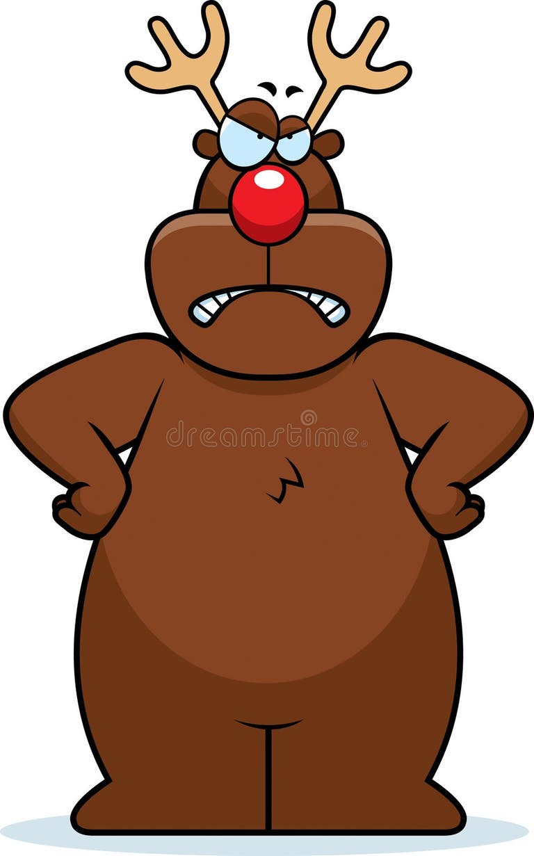 Angry Reindeer Stock Illustrations – 348 Angry Reindeer Stock ...