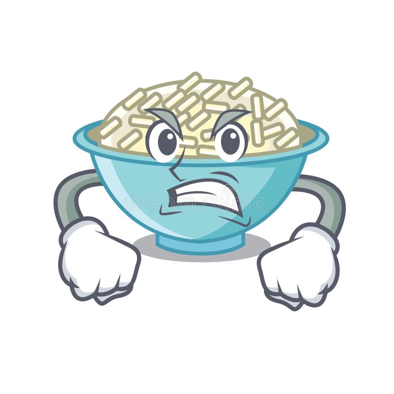 Angry Bowl Aquarium in the Character Shape Stock Vector - Illustration ...