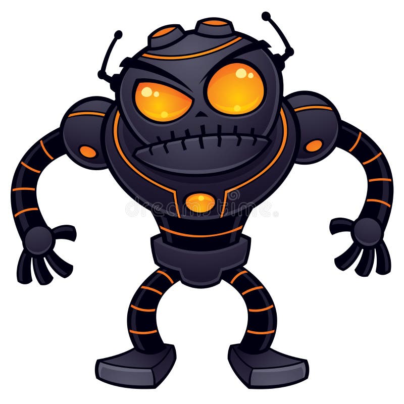 Angry Robot stock vector. Illustration of gladiator, battle - 22901829