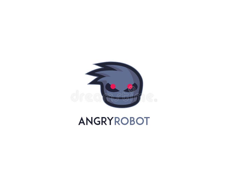 Angry Robot Vector Logo. Robot Techno Logo Vector. Stock Vector ...