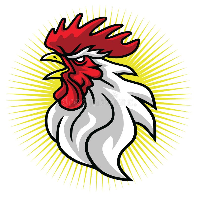 Angry Rooster Mascot Logo Premium Design Vector Illustration Stock ...