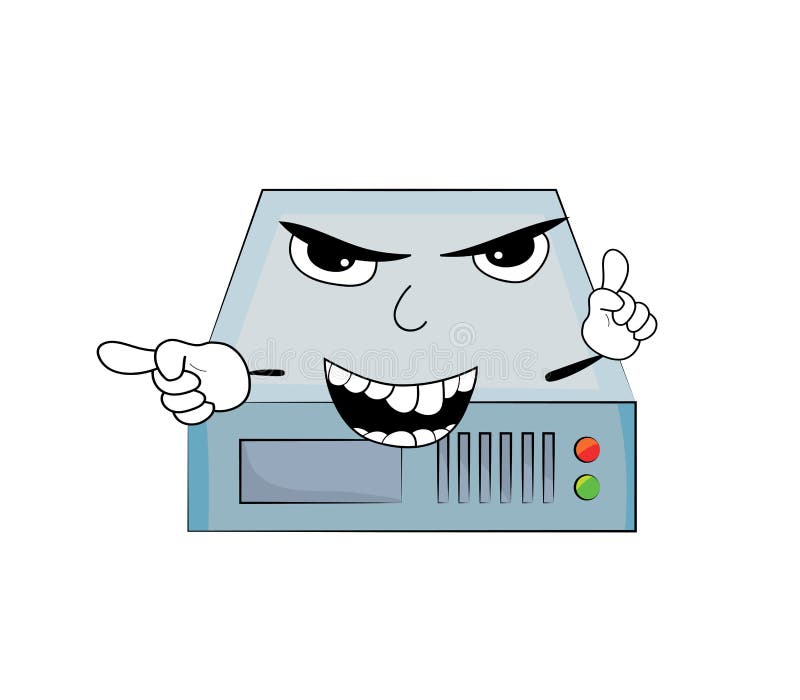 Router cartoon stock illustration. Illustration of white - 85566707