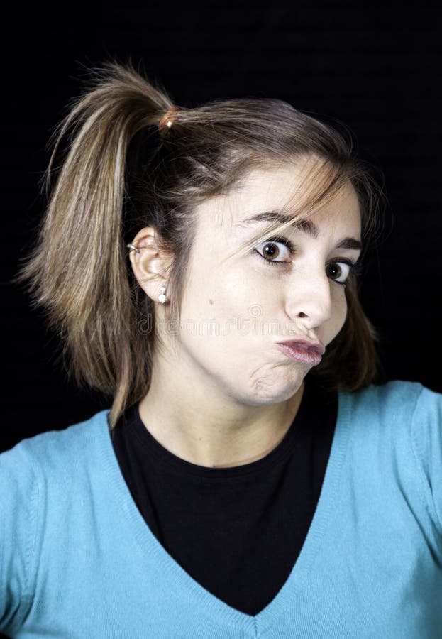 Angry and sad woman stock image. Image of girl, frustrated - 136546127