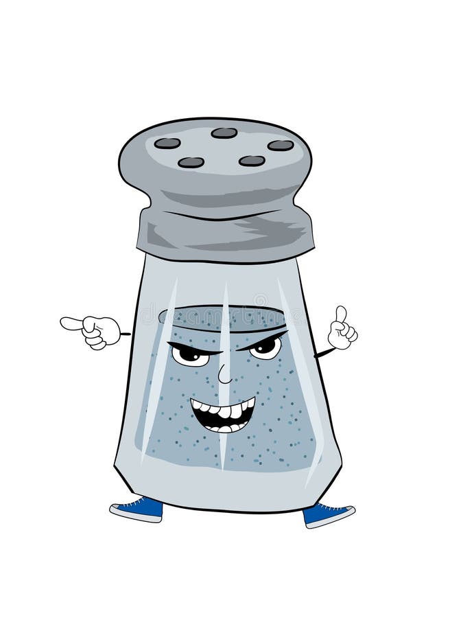 Angry Salt Cartoon Stock Illustration - Image: 48898108