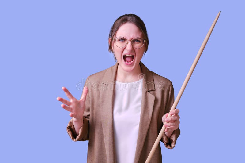 A Scared Boy in a School Suit on Distance Learning, Isolated on a White ...