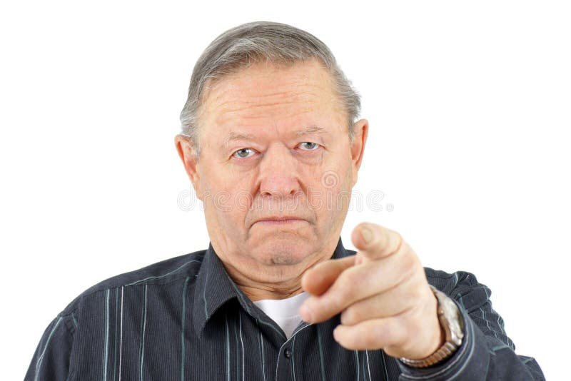 Angry senior man pointing stock photo. Image of watch - 22860878 Angry senior man pointing stock photo. Image of watch - 22860878