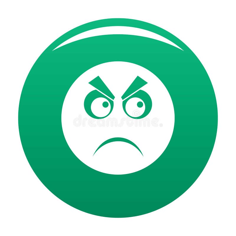 Angry Sun Smile Linear Icon Stock Vector - Illustration of outline ...