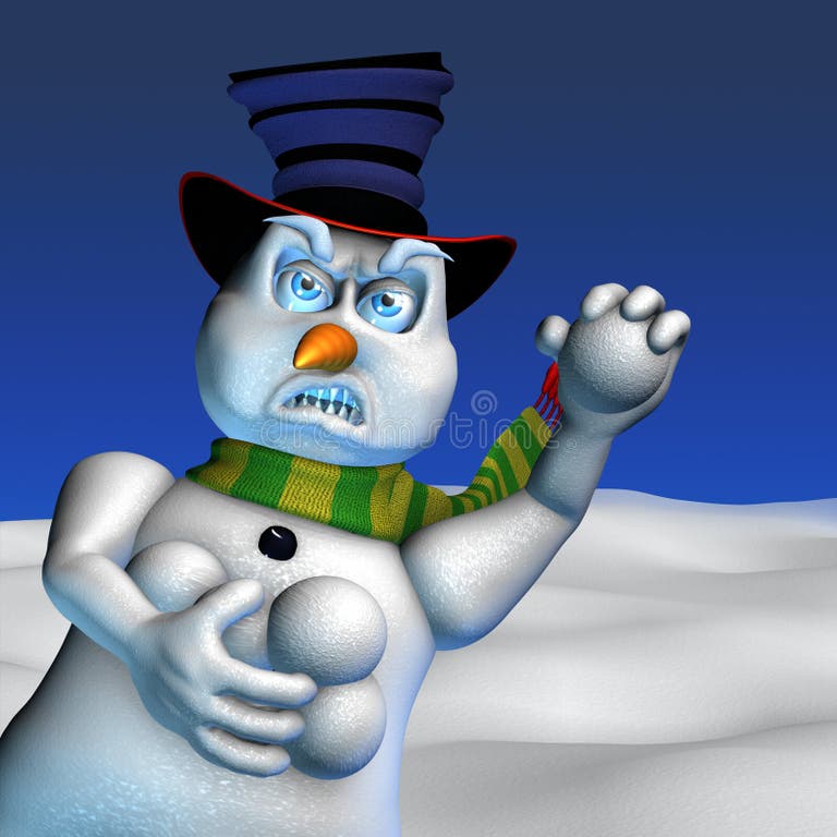 Angry Snowman Stock Illustrations – 442 Angry Snowman Stock ...