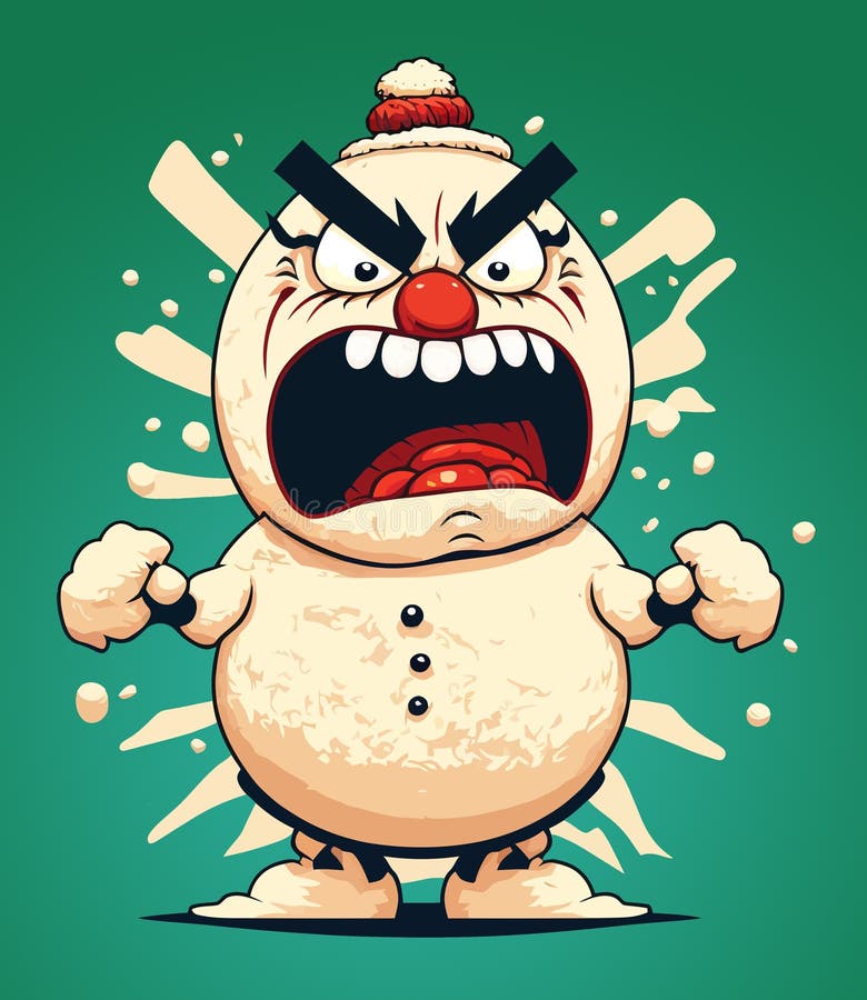 Angry Snowman Stock Illustrations – 362 Angry Snowman Stock ...