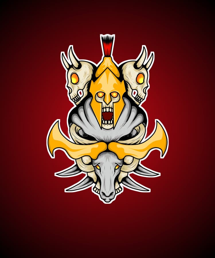 Angry knight head cartoon stock illustration. Illustration of isolated ...