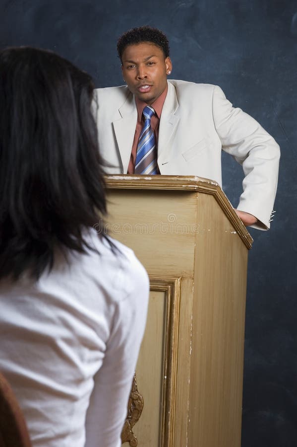Angry Speech stock image. Image of answer, soapbox, question - 910253
