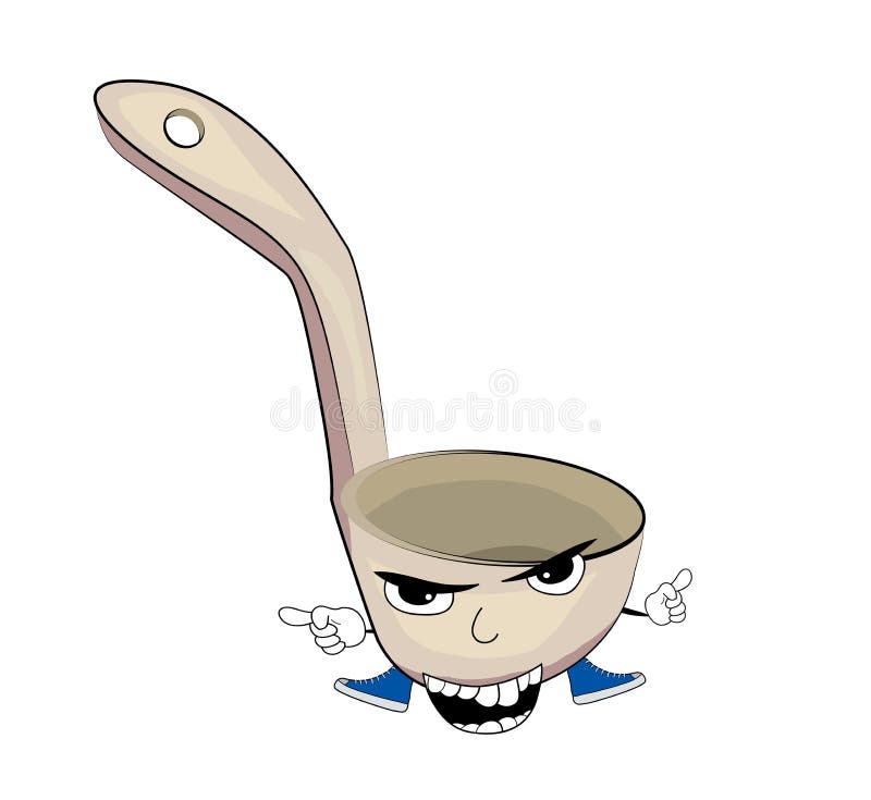 Angry Cooking Glove Cartoon Stock Illustration - Illustration of fierce ...