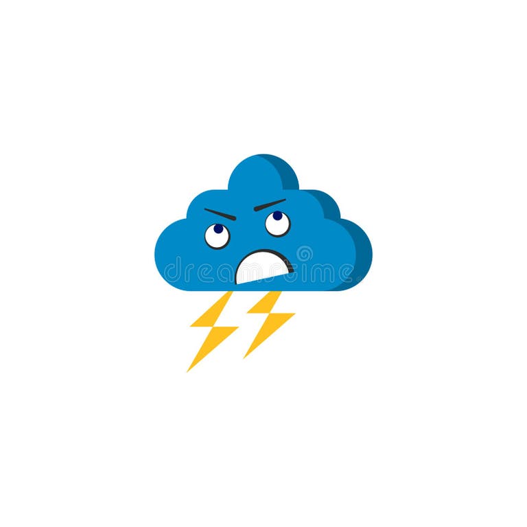 Angry Storm Cloud Stock Illustrations – 373 Angry Storm Cloud Stock ...