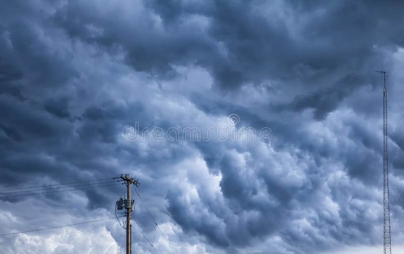 Angry Storm Clouds Over Ohio Stock Photo - Image of gray, extreme: 56030768