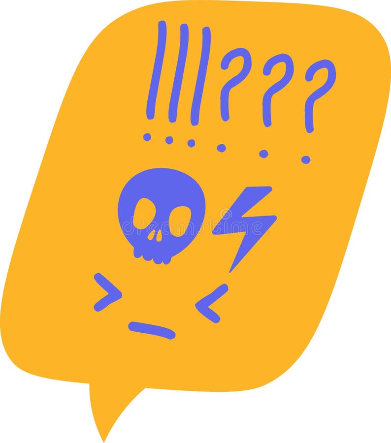 Angry Symbols Speech Bubble Stock Illustration - Illustration of symbol ...