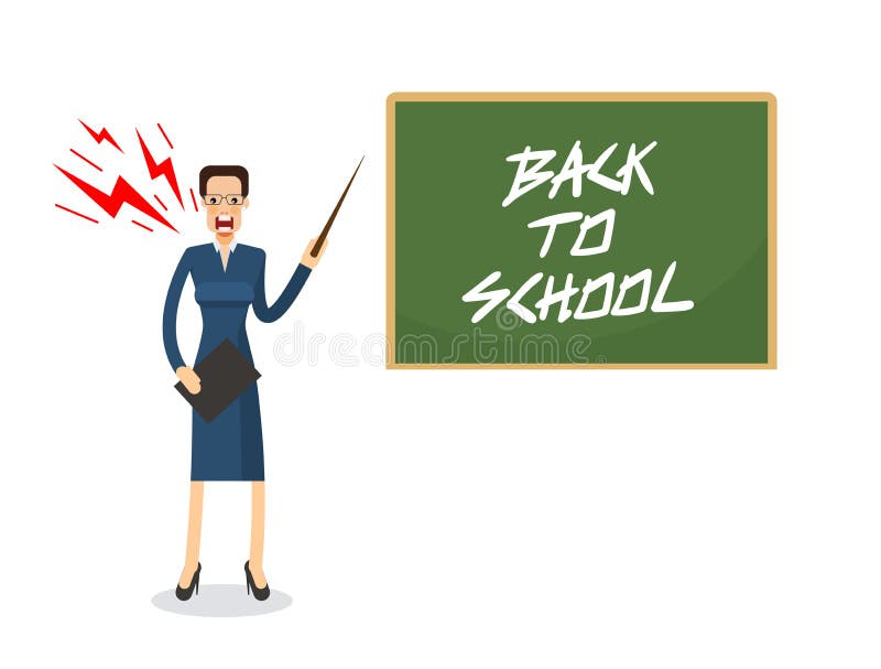 Angry Teacher Stock Illustrations – 1,189 Angry Teacher Stock ...