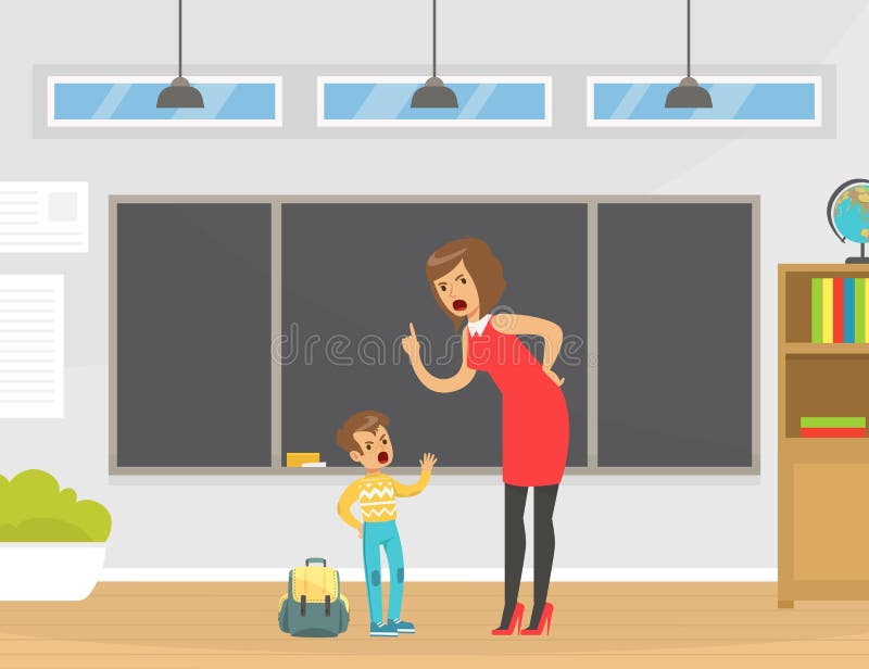 School Bad Teacher Stock Illustrations – 424 School Bad Teacher Stock ...