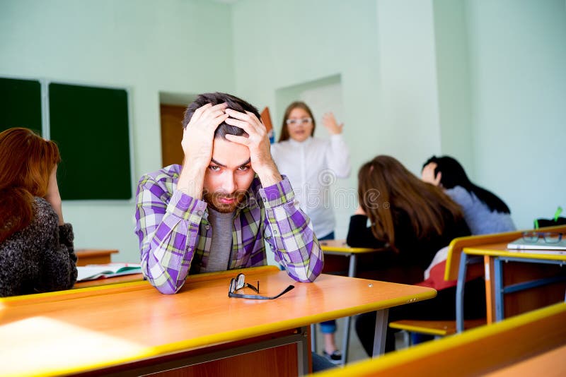 Angry teacher yelling stock image. Image of male, angry - 92670799