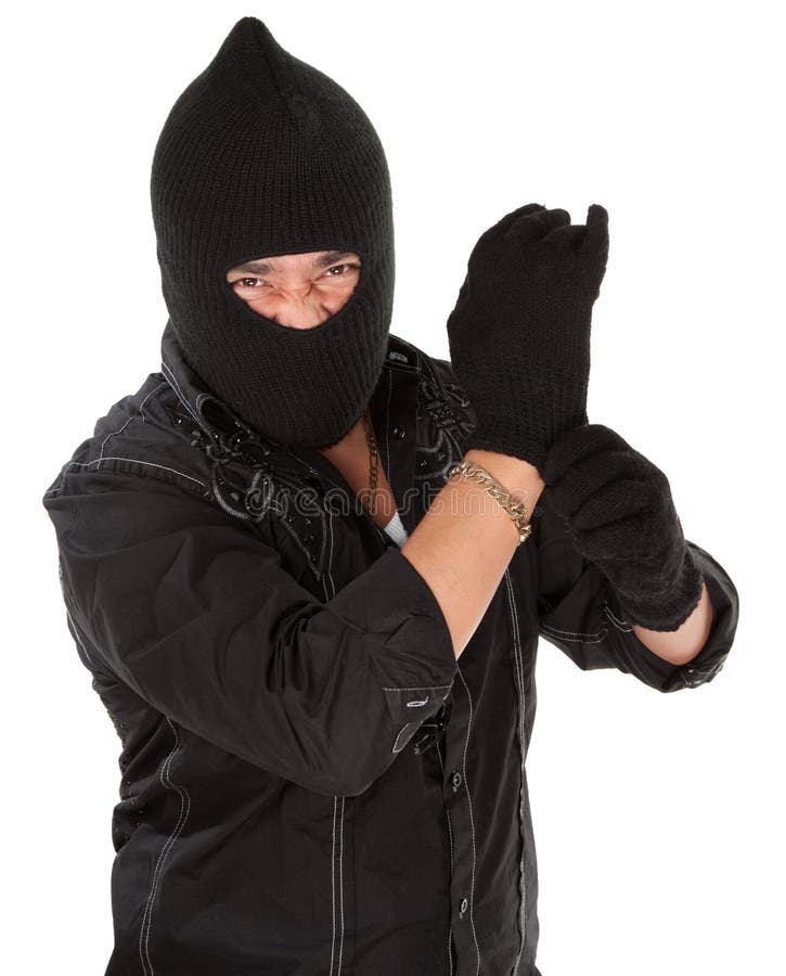 Credit card thief stock image. Image of disguised, card - 16088969