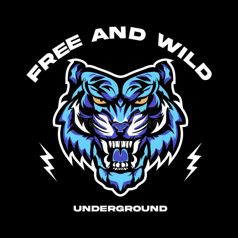 Angry Tiger Vector stock vector. Illustration of danger - 270916695