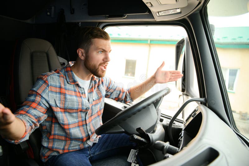 182 Angry Truck Driver Stock Photos - Free & Royalty-Free Stock Photos ...