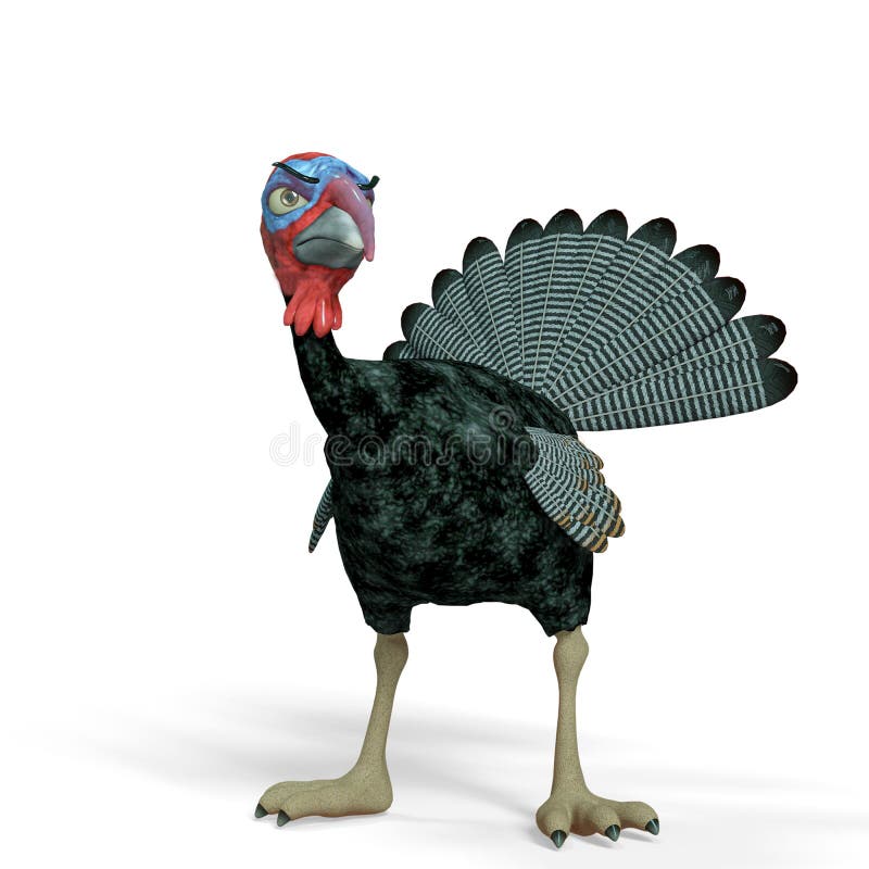 Mad Turkey Clipart Free
