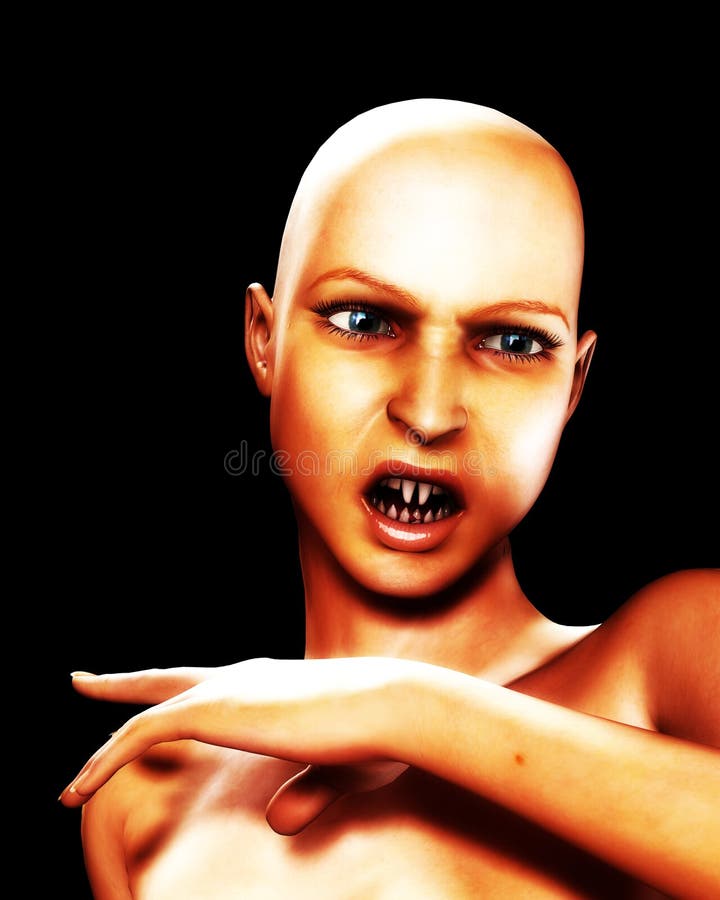 Angry Vamp 6 stock image. Image of expression, horror - 3218553