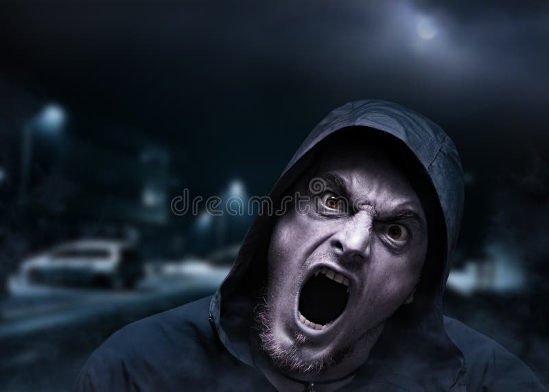 Angry Vampire Showing His Teeth Stock Image - Image of scary, vampire ...