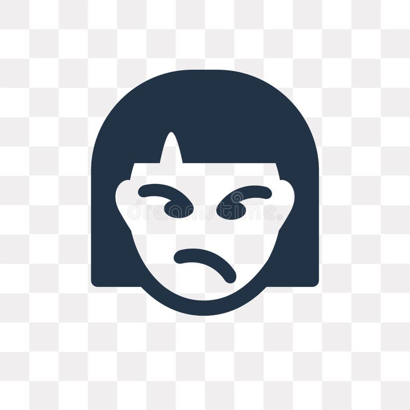 Angry Man Transparent Icon. Angry Man Symbol Design from People Stock ...