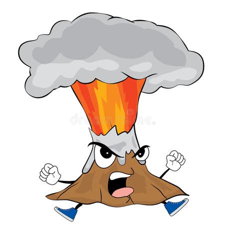 Angry Cartoon Volcano Stock Illustrations – 69 Angry Cartoon Volcano ...