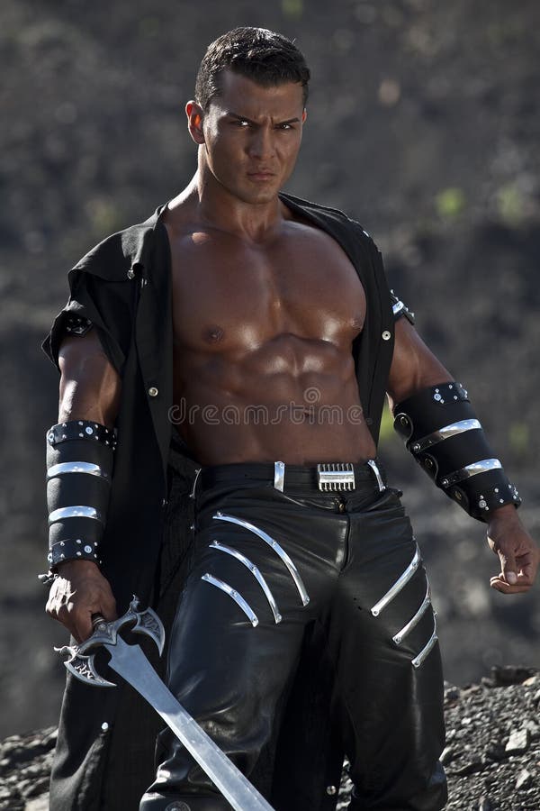 Angry warrior stock photo. Image of beauty, modern, conceptual - 15403998