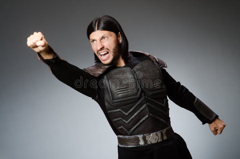 Angry warrior stock photo. Image of beauty, modern, conceptual - 15403998