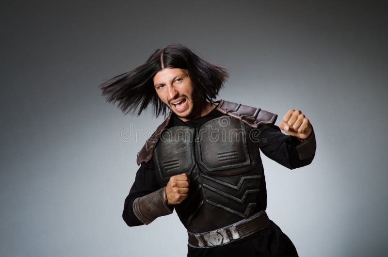 Angry warrior stock photo. Image of beauty, modern, conceptual - 15403998