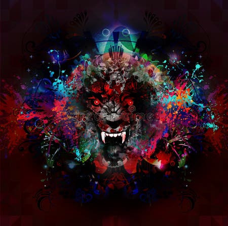 Graffiti Wolf Stock Illustrations – 510 Graffiti Wolf Stock ...