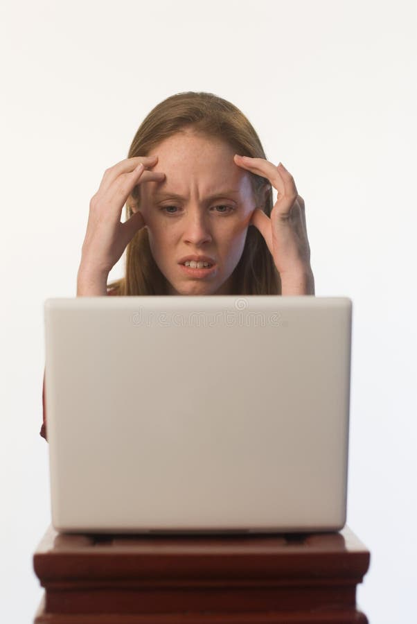 Angry woman-02 stock image. Image of brow, hands, expression - 12493973