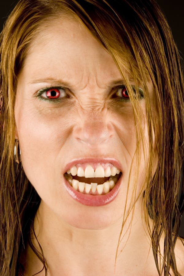 Angry woman stock image. Image of lips, fashion, females - 1942687