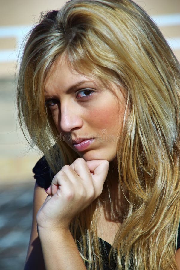 Angry Woman stock photo. Image of model, cute, beauty - 19762484