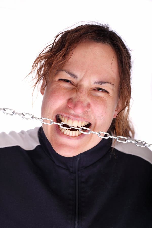 Angry woman stock photo. Image of nervous, expression - 24724022