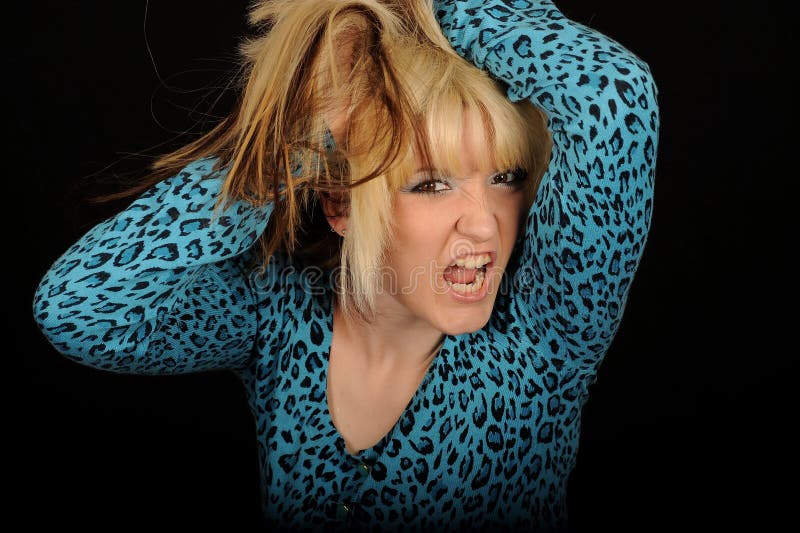 Angry woman stock photo. Image of angered, frustrated - 9111472