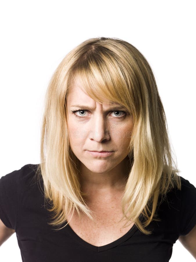 Angry woman stock photo. Image of angry, white, expression - 9566724