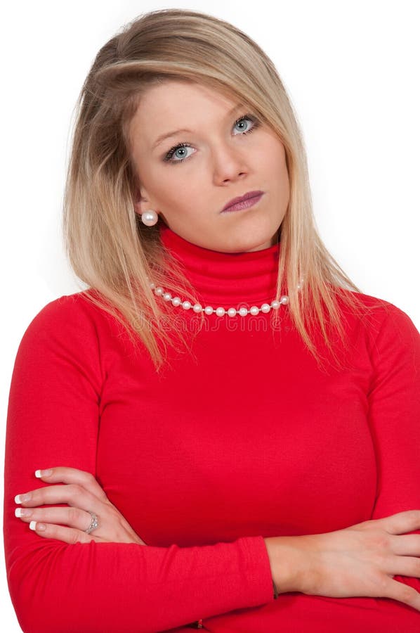 Angry Woman stock photo. Image of furious, girl, reaction - 67631652