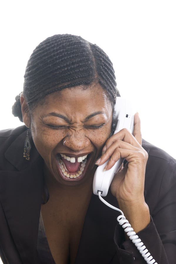 Angry woman on phone stock image. Image of yelling, angry - 1841389