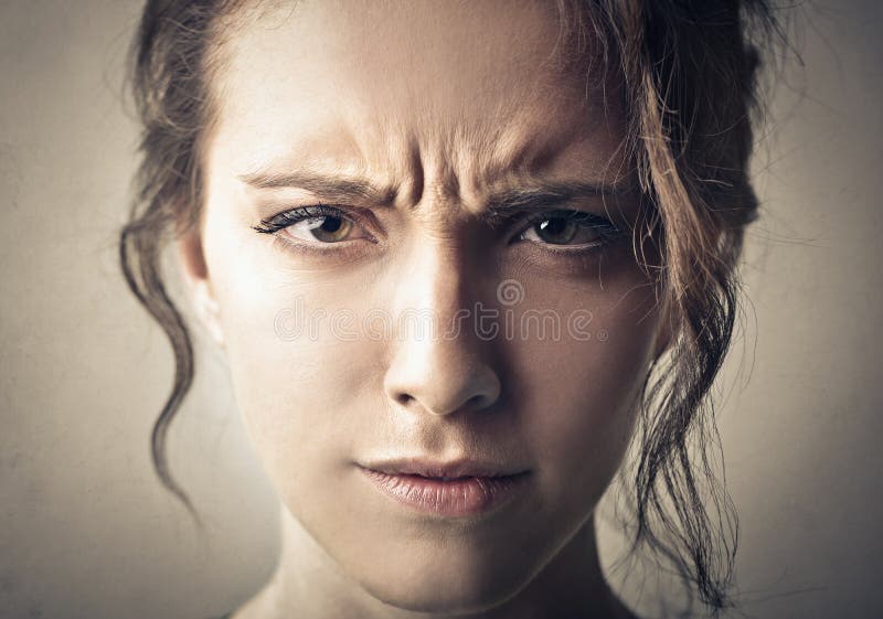 Angry woman stock photo. Image of angry, problem, white - 71282930