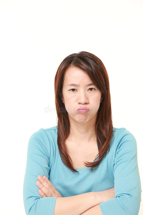 Angry businesswoman stock image. Image of adult, japanese - 62283155