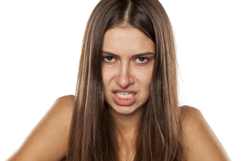 Angry woman stock photo. Image of anger, angry, studio - 82581604