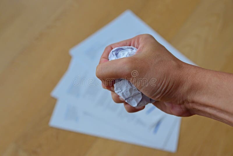 324 Hand Crumpling Paper Stock Photos - Free & Royalty-Free Stock ...