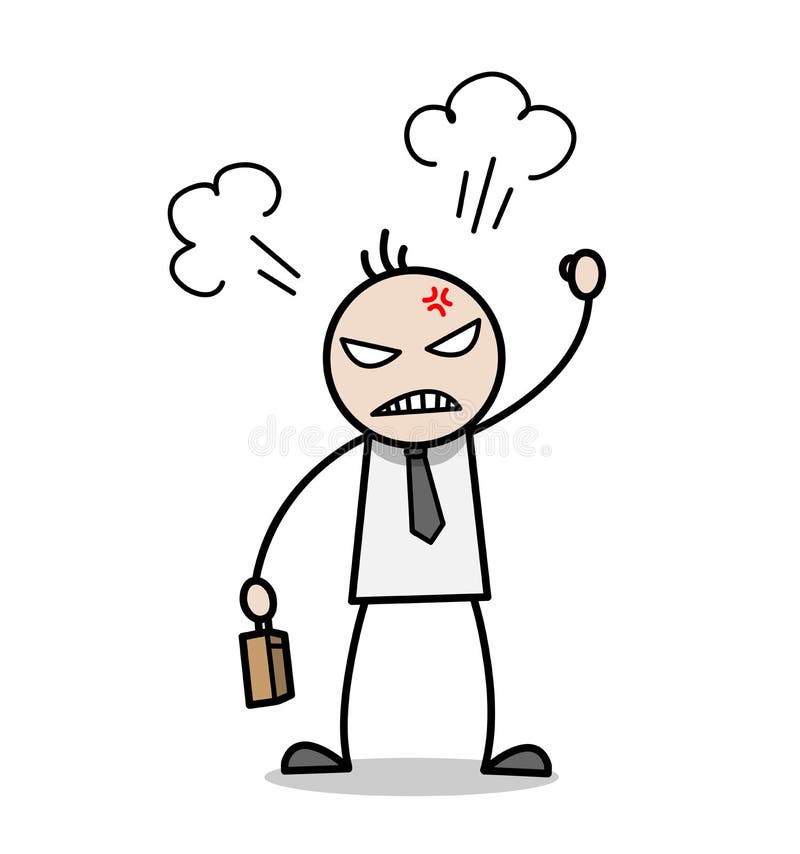 Anger Management Doodle stock vector. Illustration of mood - 76181531